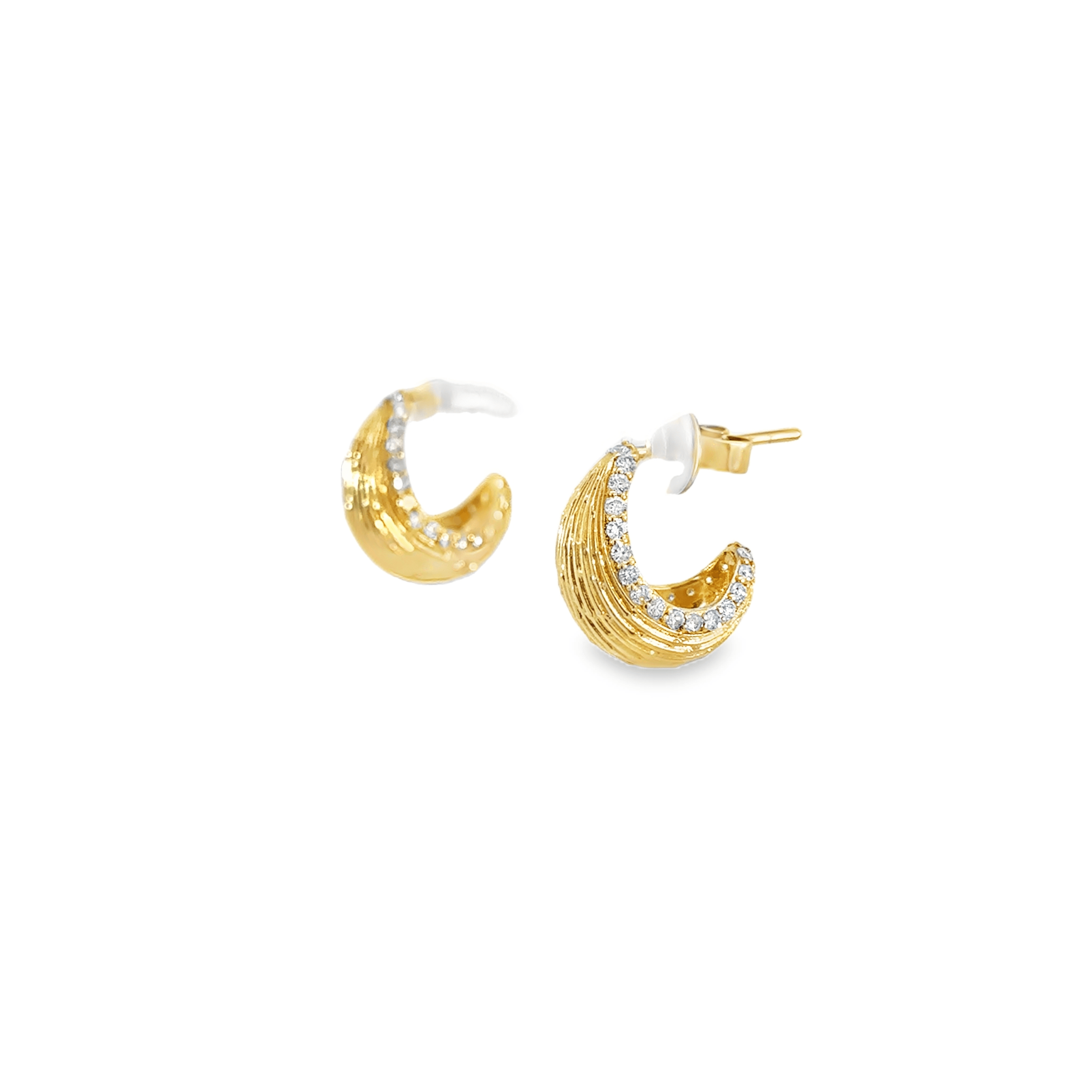 The Katherine Earrings (14k Yellow Gold and Diamonds) – Patricia Marie ...